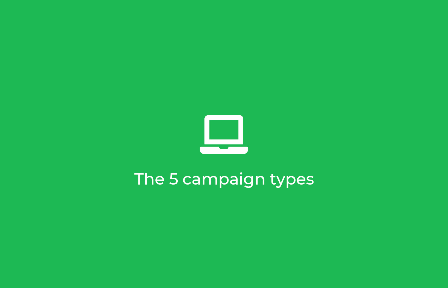 5 Different Campaign Types | Presave Blog